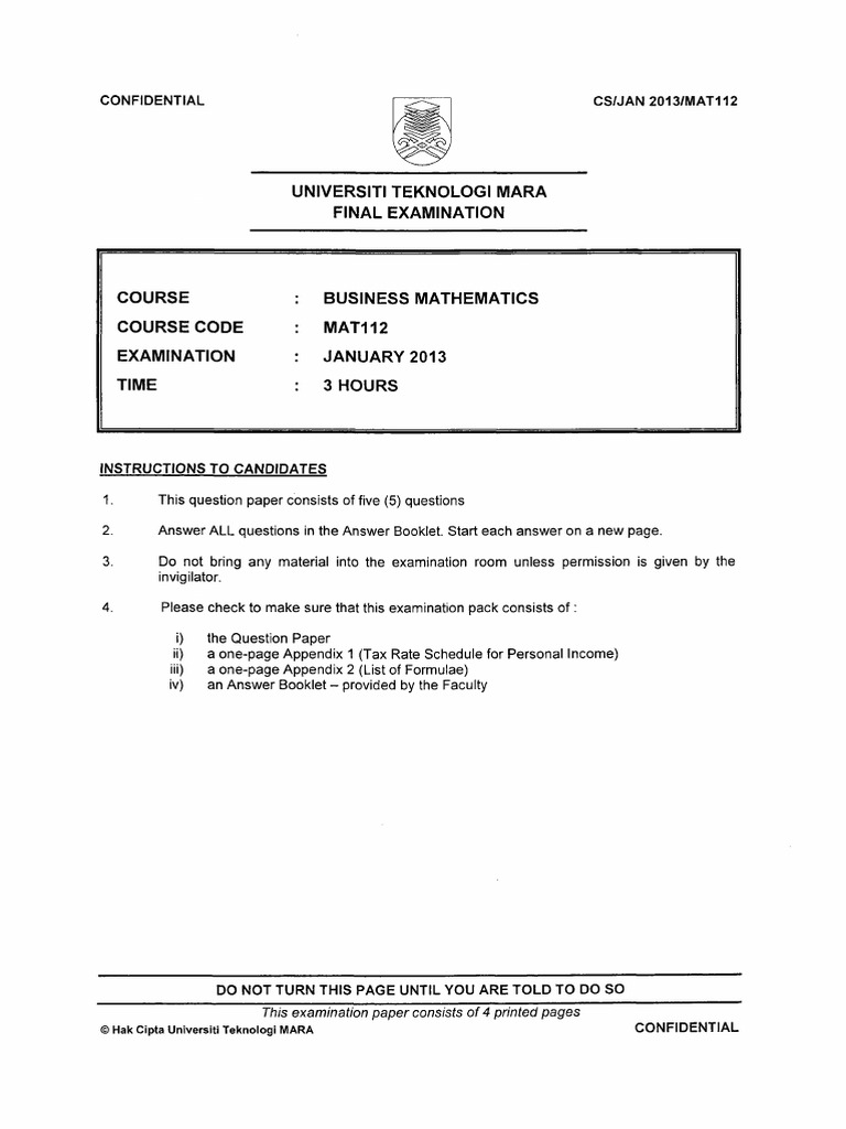 Mat112 Business Mathematics PDF | PDF | Discounting | Interest