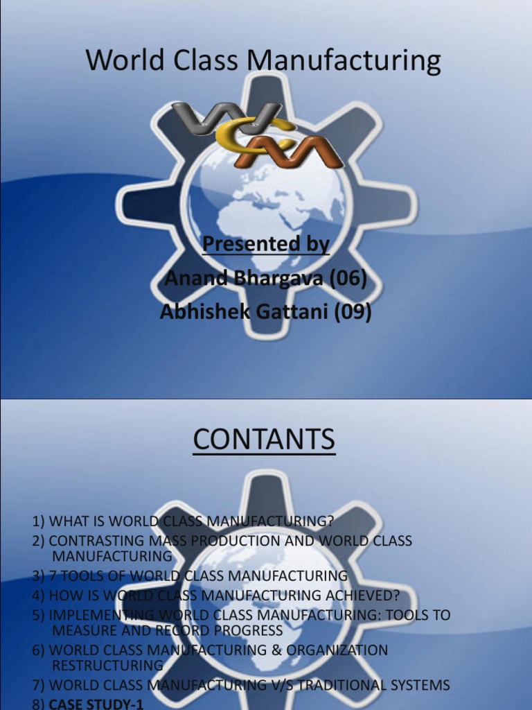 World Class Manufacturing Strategies Guide | PDF | Computer Simulation ...
