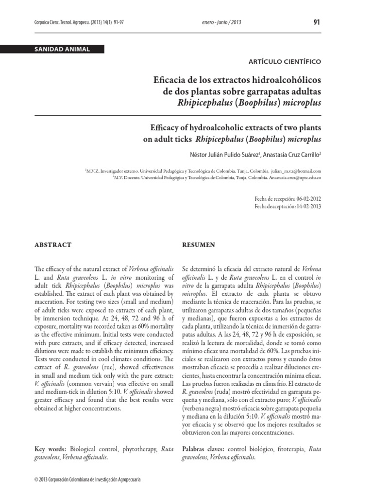 Como Hacer Un Extracto Hidroalcohólico | PDF | Aluminio | Plantas
