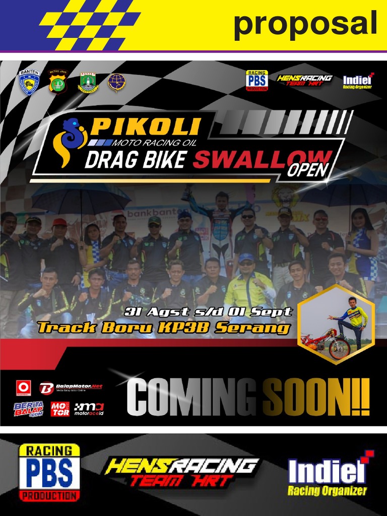 Proposal Drag Bike Swalow 2019 | PDF