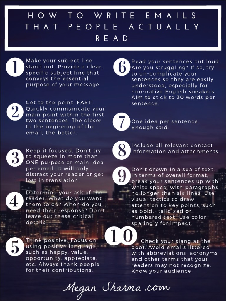 How To Write Emails People Read | PDF