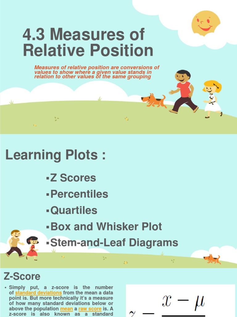 4.3 Measures of Relative Position | PDF | Teaching Methods & Materials ...