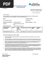 HDFC Bank Deposit Online Receipt Format | PDF | Banking | Payments