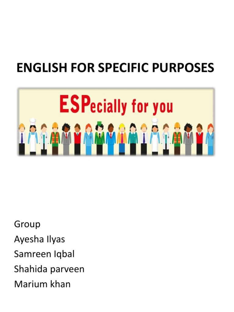 Understanding English for Specific Purposes | PDF | English Language ...