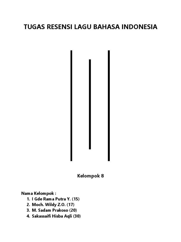 Resensi Lagu | PDF | Puisi