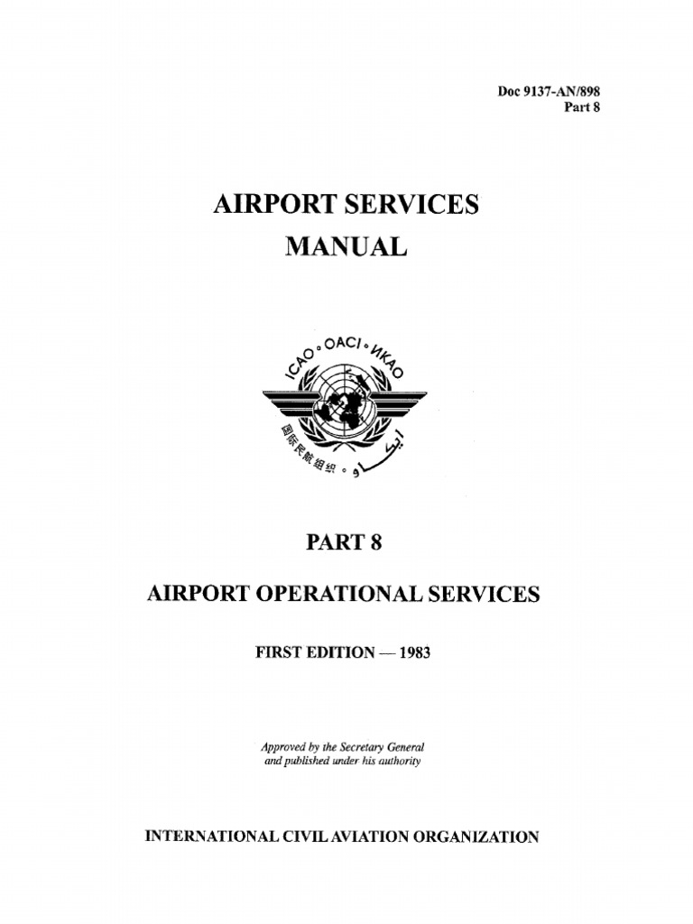 9137 Part 8 Icao | PDF | Airport | Runway