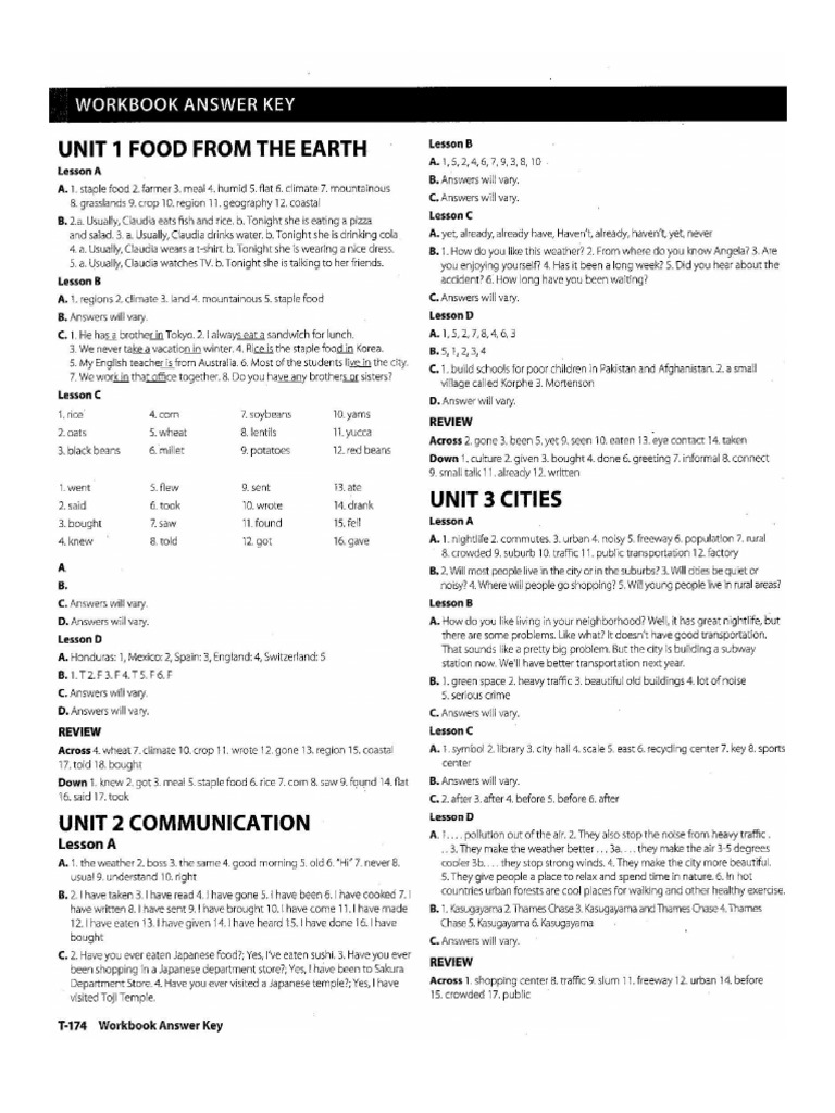World English 2 Answer Key | PDF