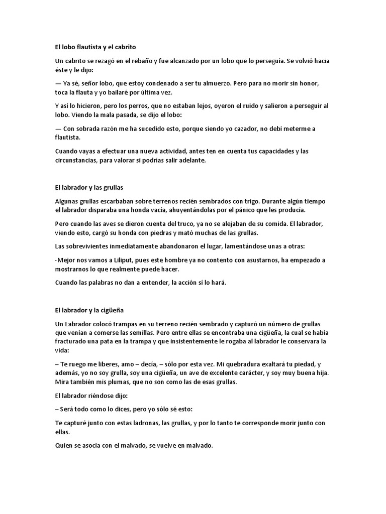 El Lobo Flautista Y El Cabrito Pdf