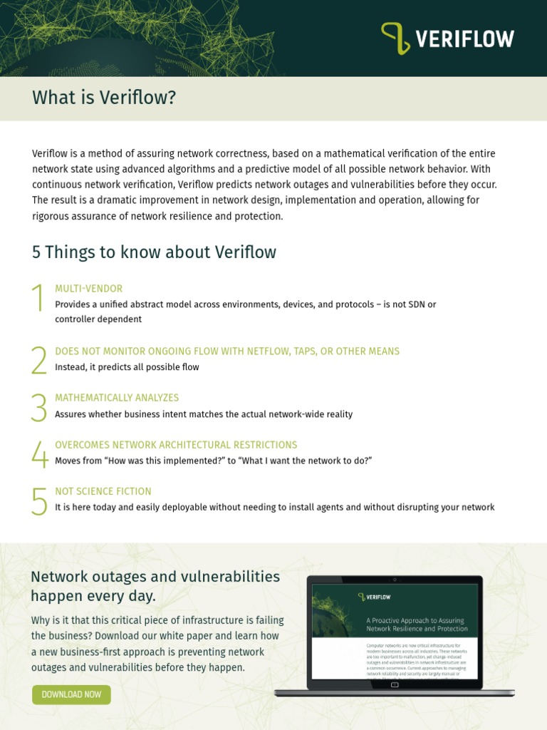 Veriflow 5 Things Flyer 4.1 | Download Free PDF | Vulnerability ...