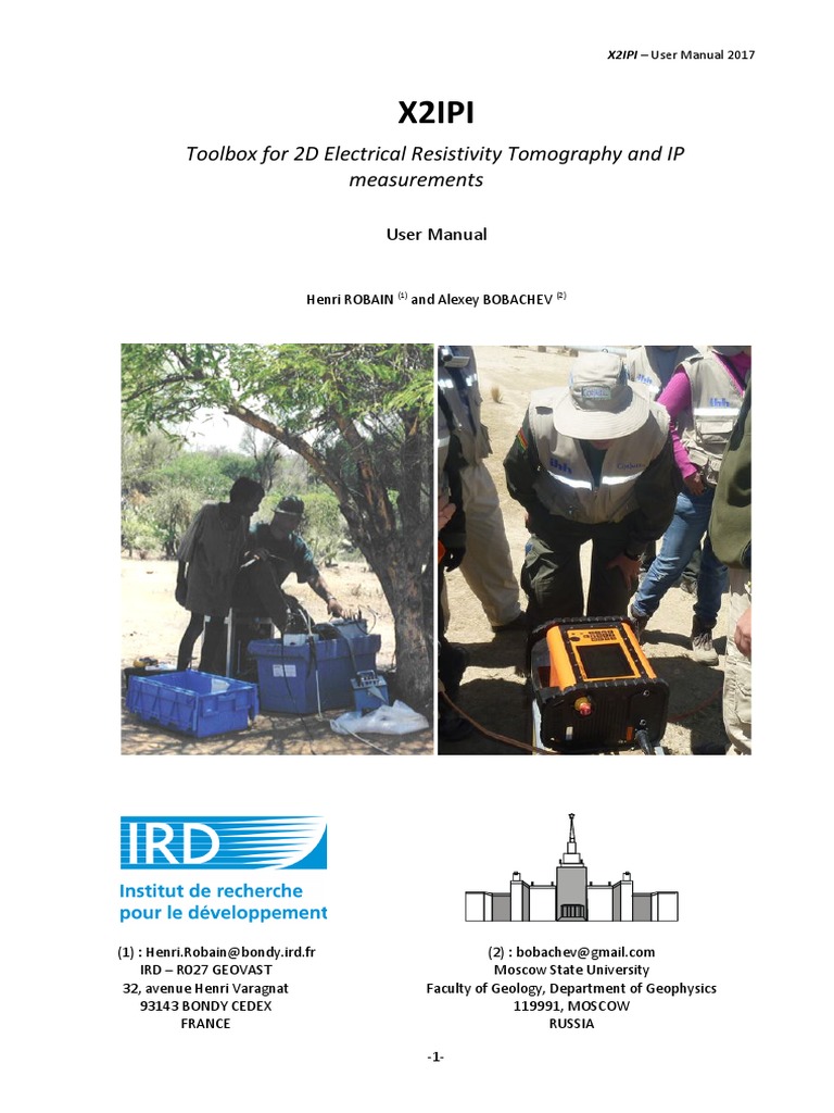 Manual X2IPI - Toolbox For 2D ERT and IP | PDF | File Format | Icon (Computing)