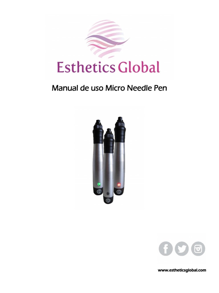 Guía de Uso del Micro Needle Pen | PDF | Piel | Especialidades Medicas