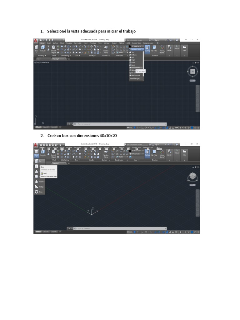 Castillo en 3d - Autocad | PDF | Métodos y materiales de enseñanza