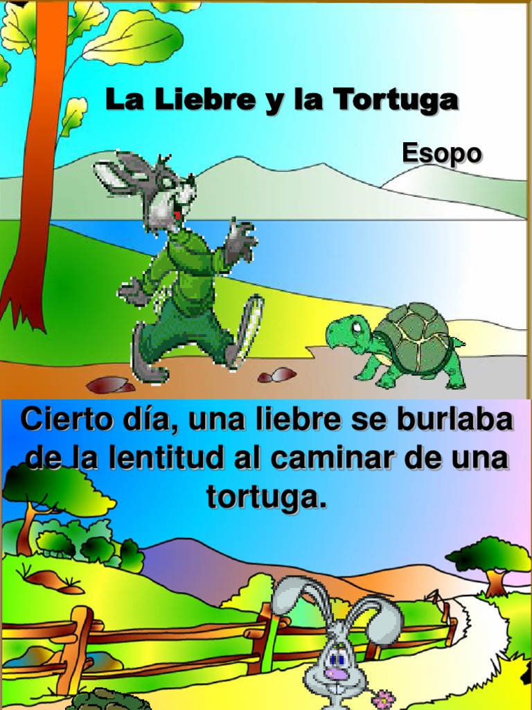 La Liebre y La Tortuga | PDF | Tortuga | Deportes