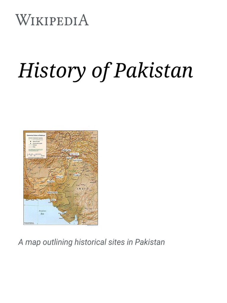History of Pakistan - Wikipedia | PDF | Alexander The Great