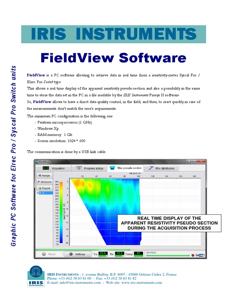 Manual FieldView Software | PDF | Microsoft Windows | Personal Computers