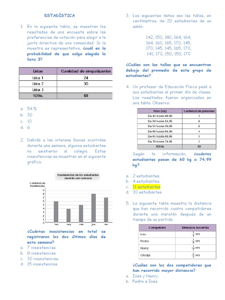 Estadística Ece Ok | PDF | Asociación de Futbol | Probabilidad