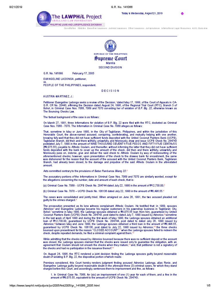 4 Ladonga V People | Download Free PDF | Conspiracy (Criminal) | Burden ...