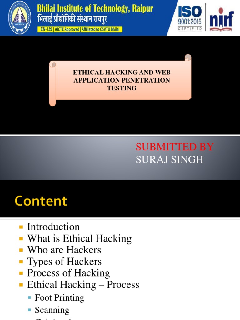 Ethical Hacking Notes | PDF