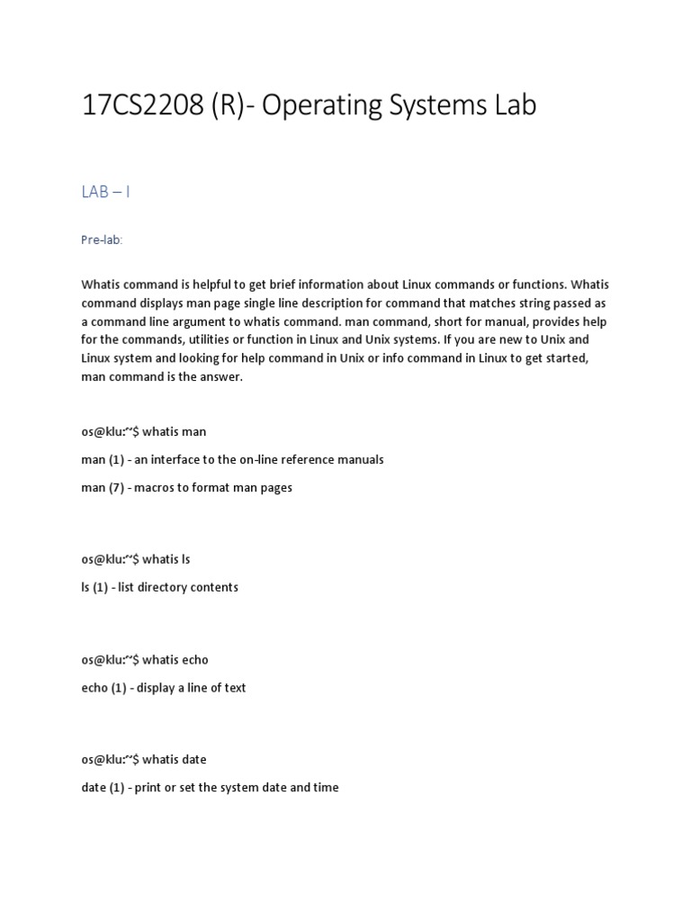 OS Lab Solutions | PDF | Library (Computing) | Unix