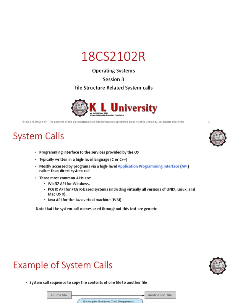 Unix Filestructure Related System Calls | PDF | Application Programming ...