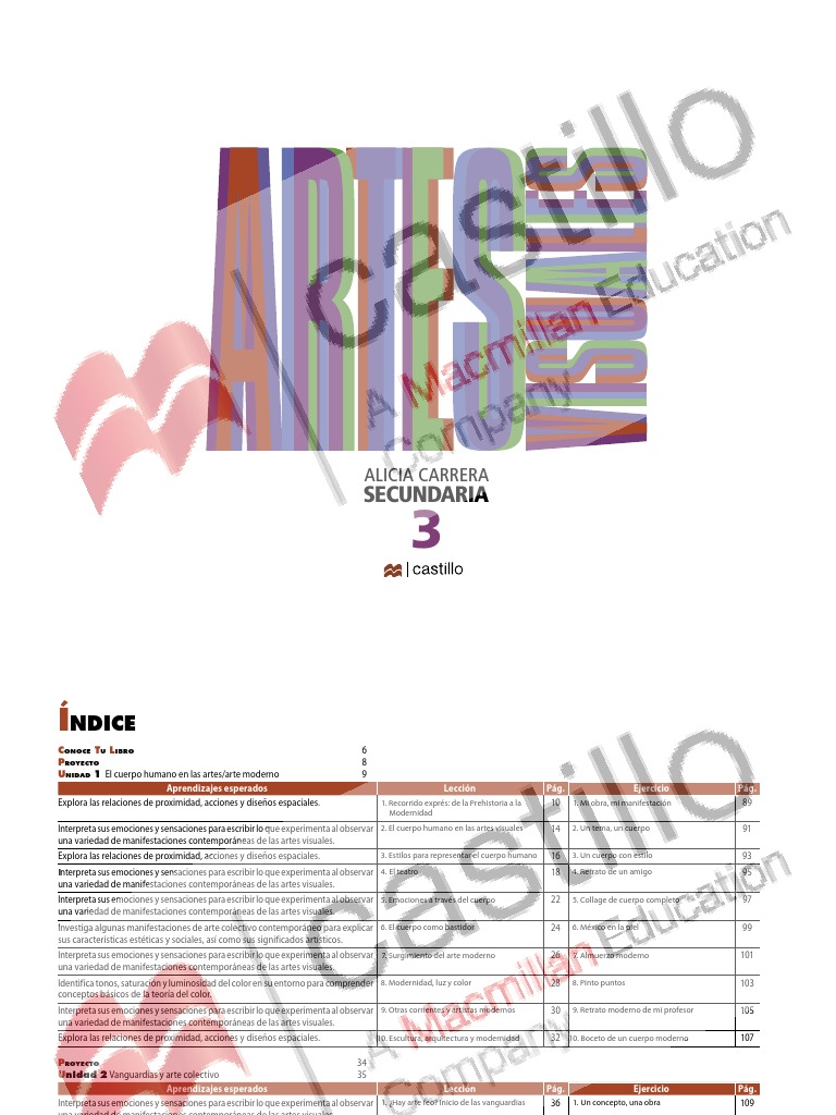 Artes Visuales Libro3 | PDF | Pinturas | Escultura