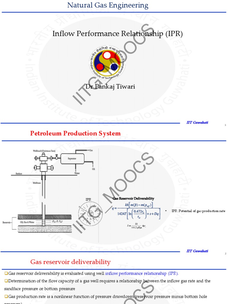 W3L1 - Inflow Performance Relationship (IPR) - I | PDF | Fluid Dynamics ...