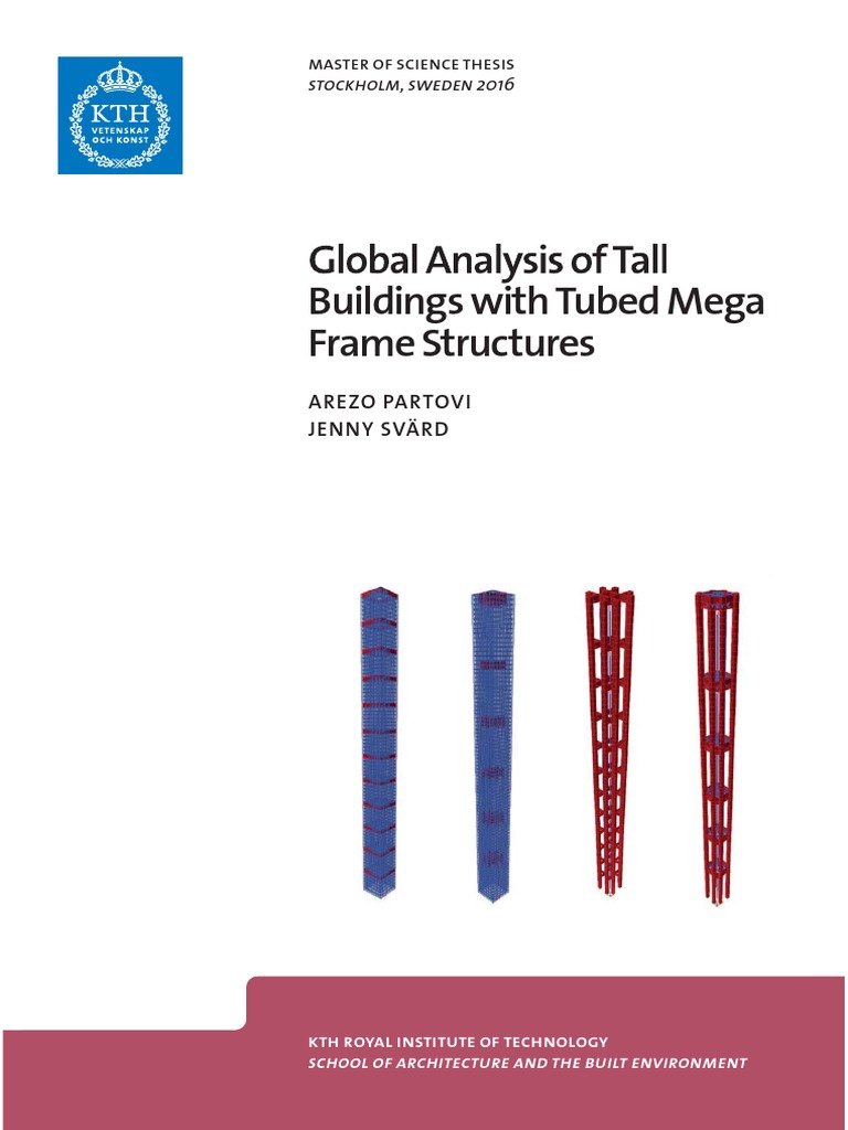 Tubed Mega Frame Structures Analysis | PDF | Concrete | Stress (Mechanics)