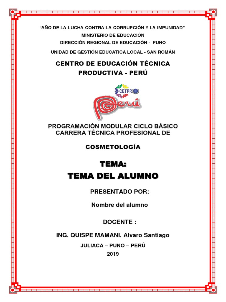 Caratula Proyecto | PDF