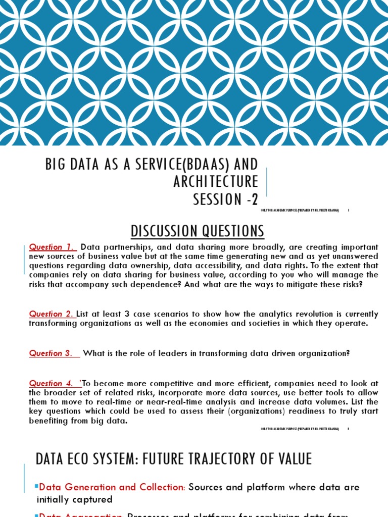 Big Data As A Service | PDF | Watson (Computer) | Cloud Computing