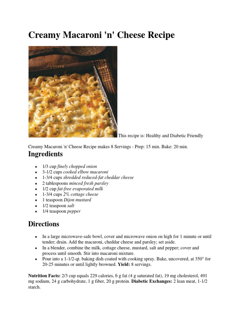 Macaroni Cook Book | PDF