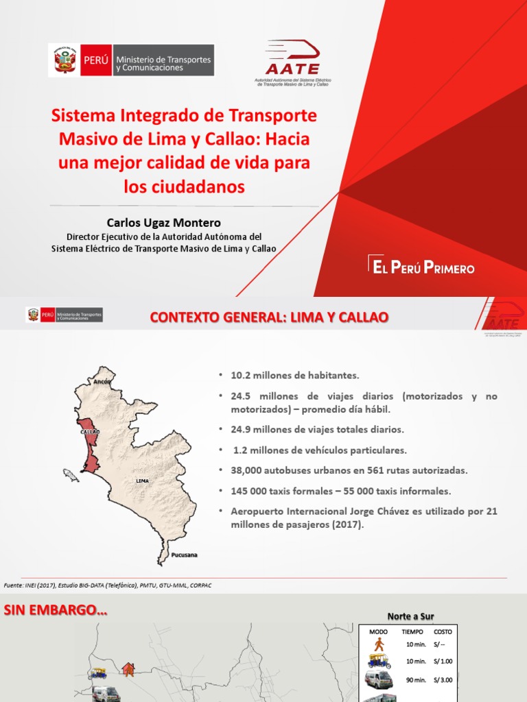 Sistema Integrado de Transporte en Lima | PDF | Lima | Autobús