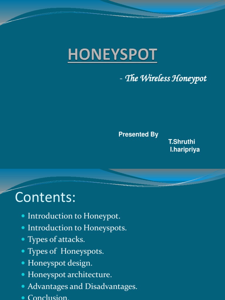 HONEYSPOT | PDF | Communication | Computer Networking