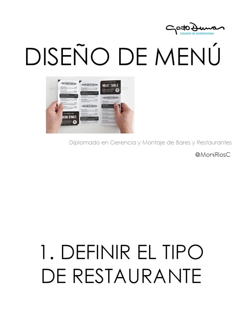 Diseño de Menu | PDF | Postres | Menú