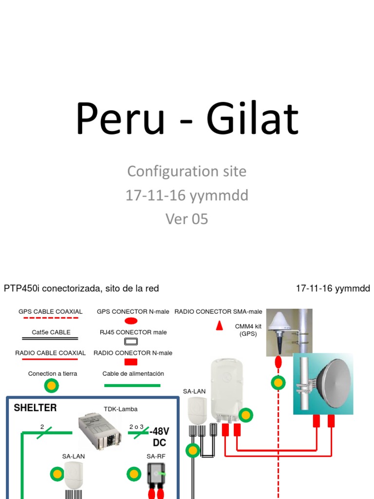 Peru - Gilat - Configuration Site - Ver05 PDF | PDF | Electrónica | Tecnología de radio
