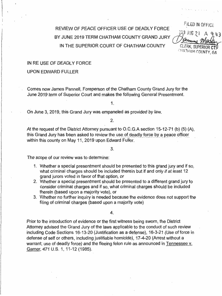 2019 Edward Fuller Special Presentment | PDF | Grand Jury | Law