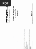 Wppsi Protocolo de Registro | PDF | Pruebas psicologicas | Recopilación de datos