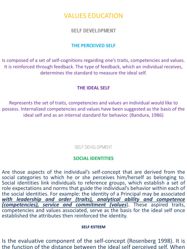 Values Education Pdf Human Behavior Free Will