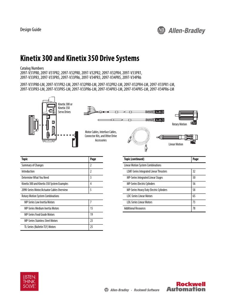 Kinetix 300 and Kinetix 350 Drive Systems: Design Guide | PDF ...