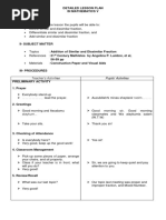 Grade 3 Detailed Lesson Plan Mathematics | PDF | Yarn | Lesson Plan