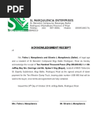 Acknowledgement Receipt-Bir | PDF