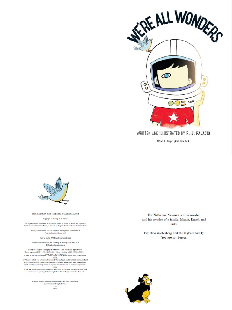 Were All Wonders - R J Palacio | PDF