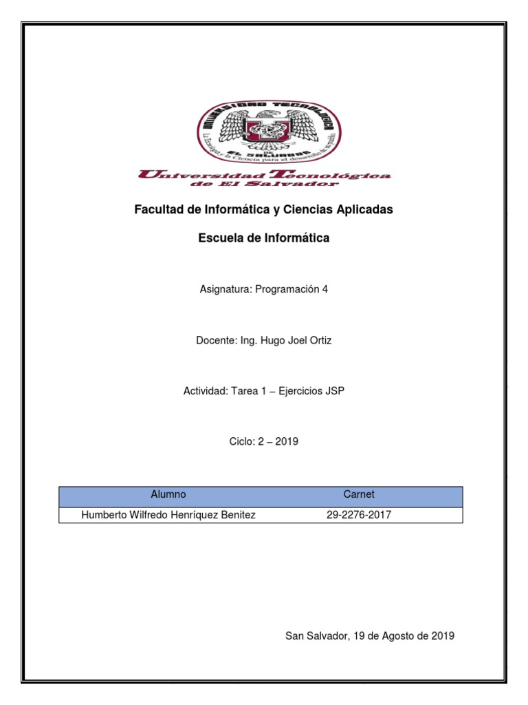 Displaying Asterisk Patterns Using JSP: A Document Outlining Three ...