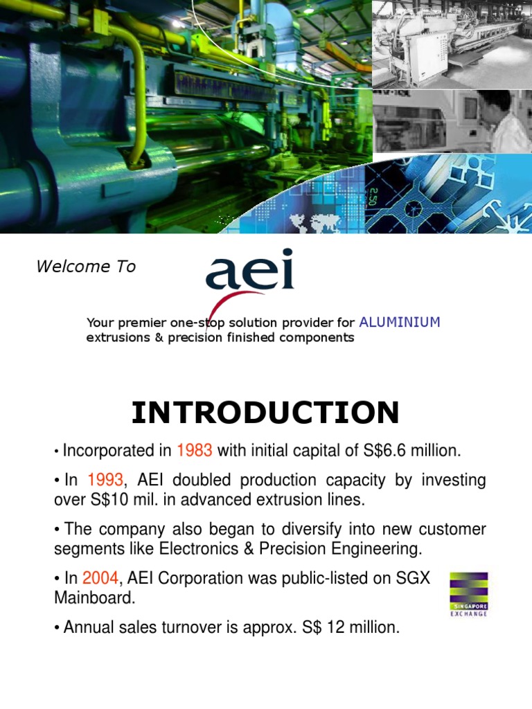 Presentation AEI Corp General | PDF | Singapore | World Politics