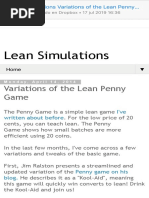 Lean Lego Game | PDF | Lean Manufacturing | Six Sigma
