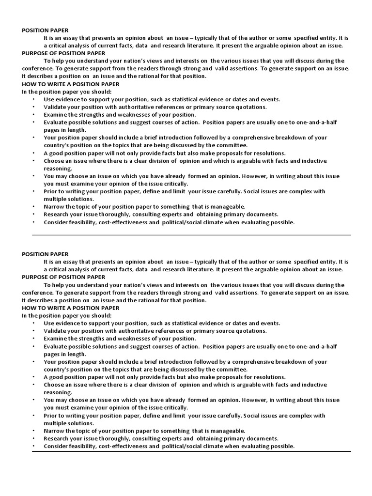 Eapp Position Paper | PDF | Opinion | Reason