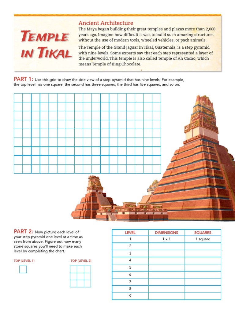 Step Pyramid Construction Guide | PDF
