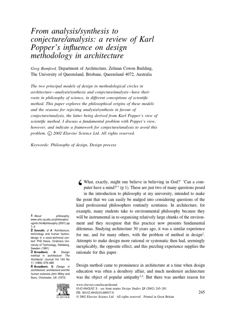 Bamford2002 PDF | PDF | Karl Popper | Scientific Method