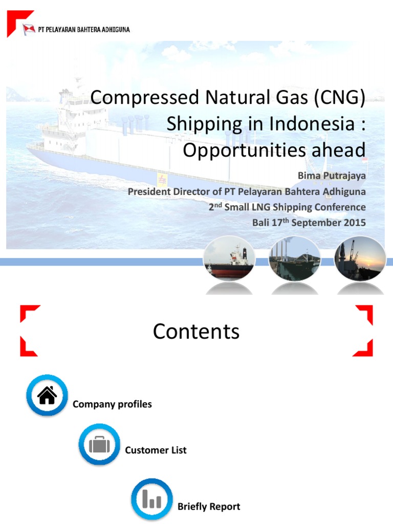 Indonesia CNG Ship Gresik To Lombok Bima Putrajaya PT Pelayaran 1015 ...