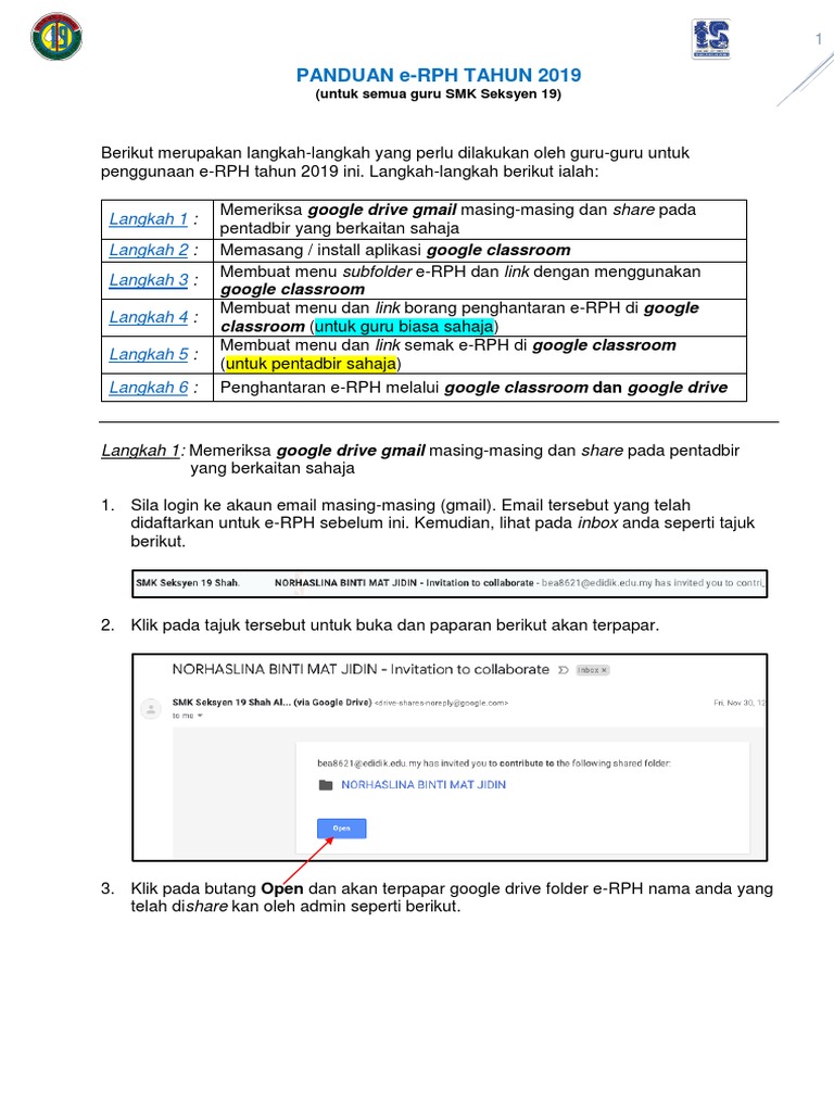 PANDUAN Erph - Guru 2019 | PDF