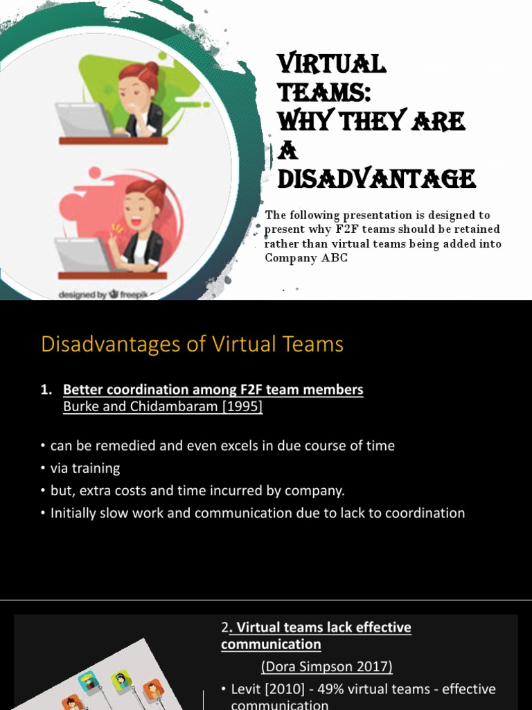 Virtual Teams Power Point Presentation | PDF | Computers | Technology ...